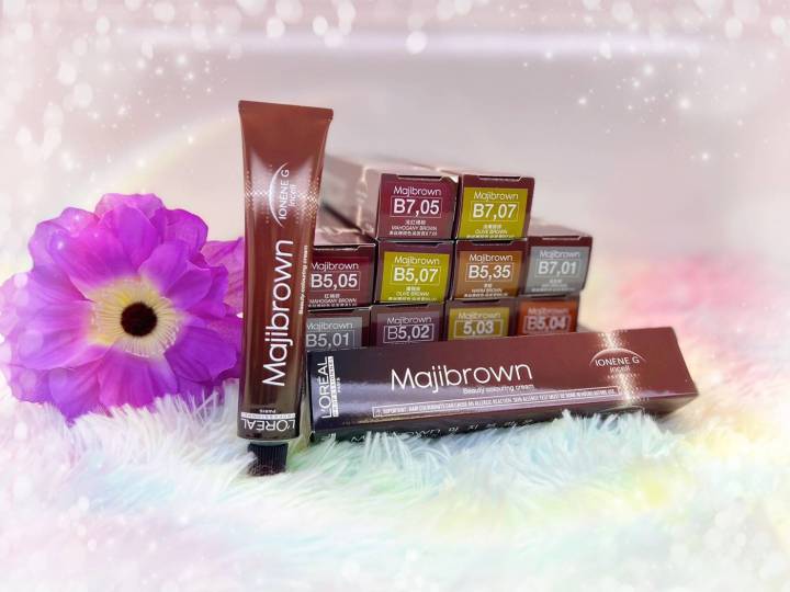 ครีมเปลี่ยนสีผม L'oreal Professional Majibrown ลอรีอัล โปรเฟสชั่นแนล มา ...