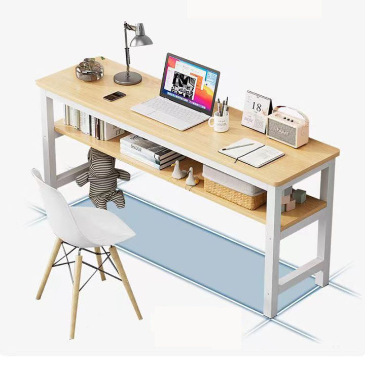 【u4mxplbq】Computer Table Long Strip Table Close To Wall Narrow Table ...