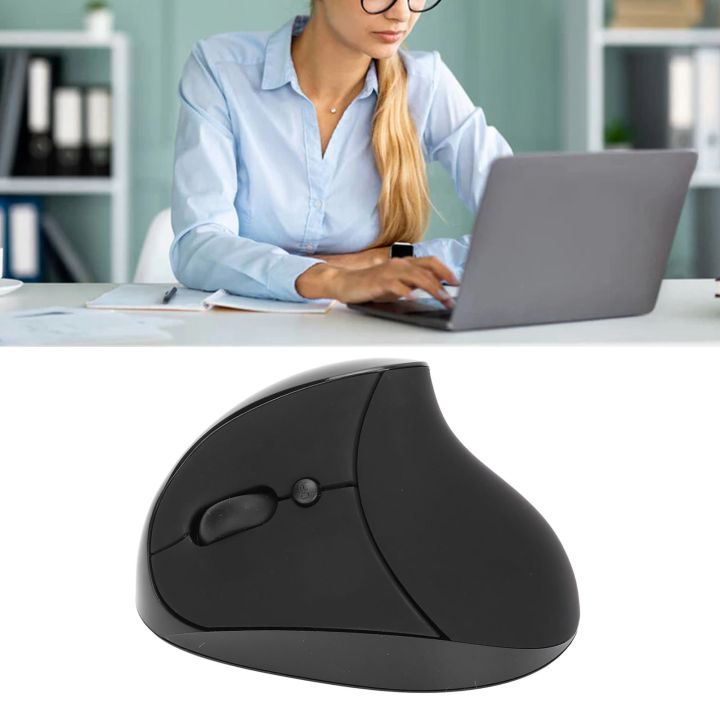 Kavolet Left Hand Vertical Mouse Ergonomic Rechargeable USB for PC ...