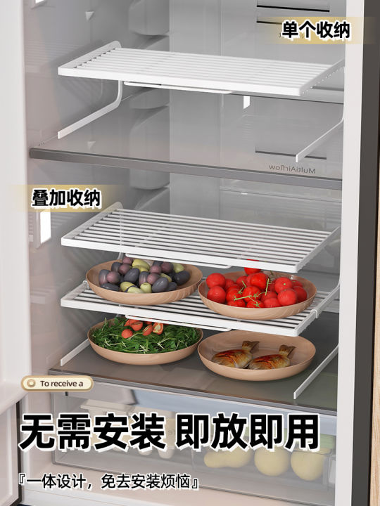 Refrigerator storage and sorting artifact freezer box partition ...