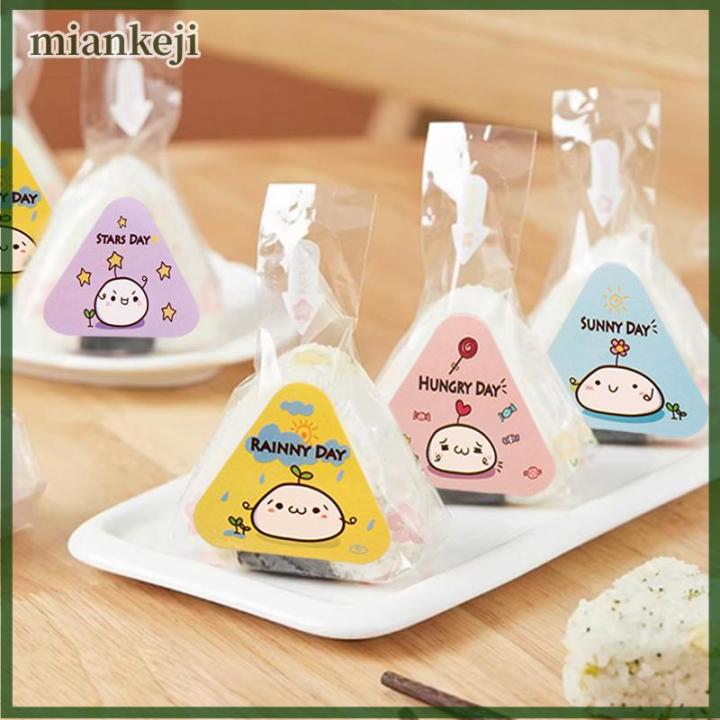 miankeji Phim hoạt hình tam giác gạo bóng đóng gói túi Sticker Nori ...