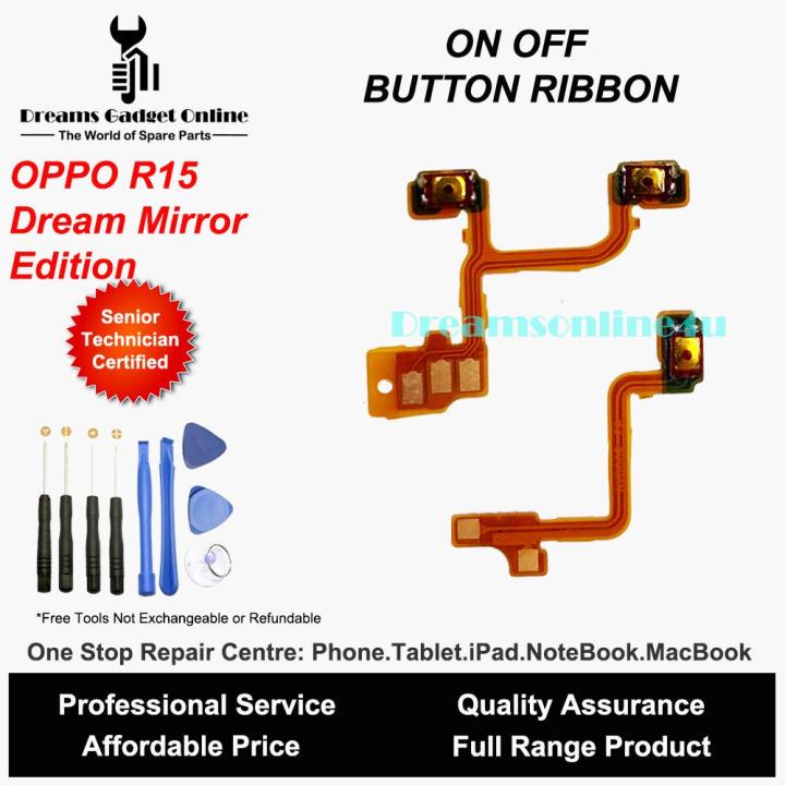 Replacement Power On Off Button Ribbon for Oppo R15 Dream Mirror ...