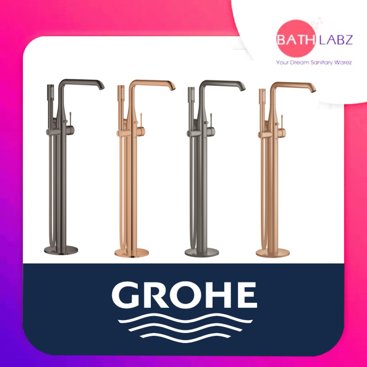 GROHE 23491A01 | 23491DA1 | 23491AL1 | 23491DL1 ESSENCE SINGLE LEVER FLOOR MOUNTED BATH MIXER ...