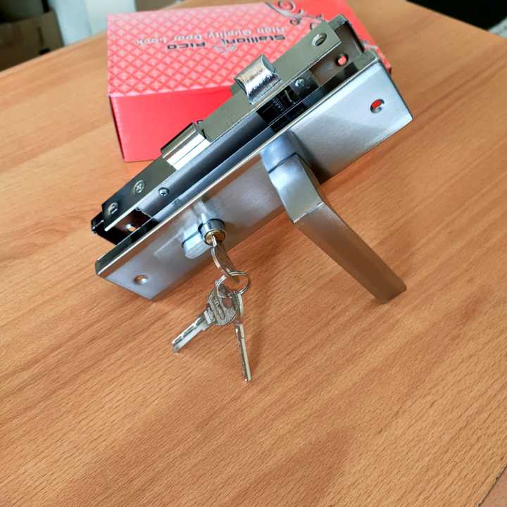 Handle / Kunci Pintu Kayu Tanggung Minimalis Kotak SS/CP | Lazada Indonesia