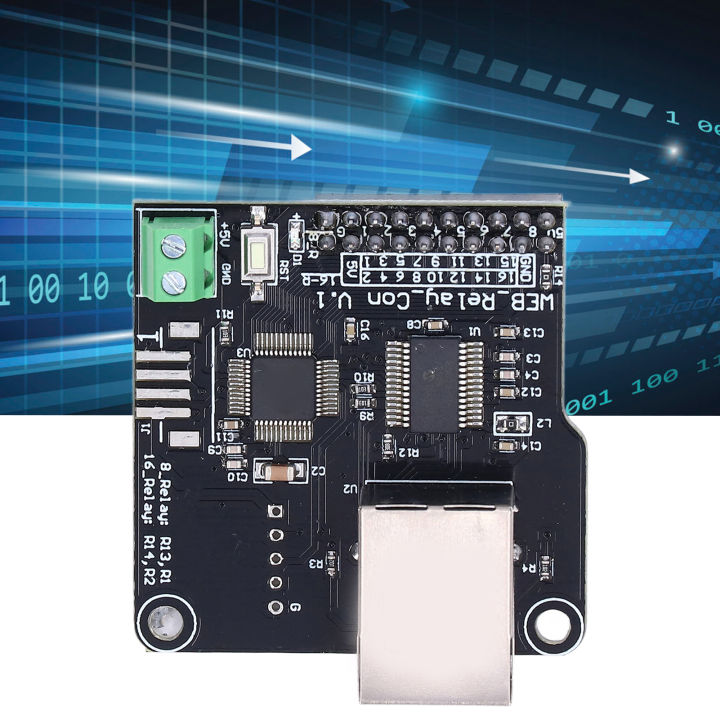 Relay Network Controller Board Ethernet Control Module Dual TCP ...