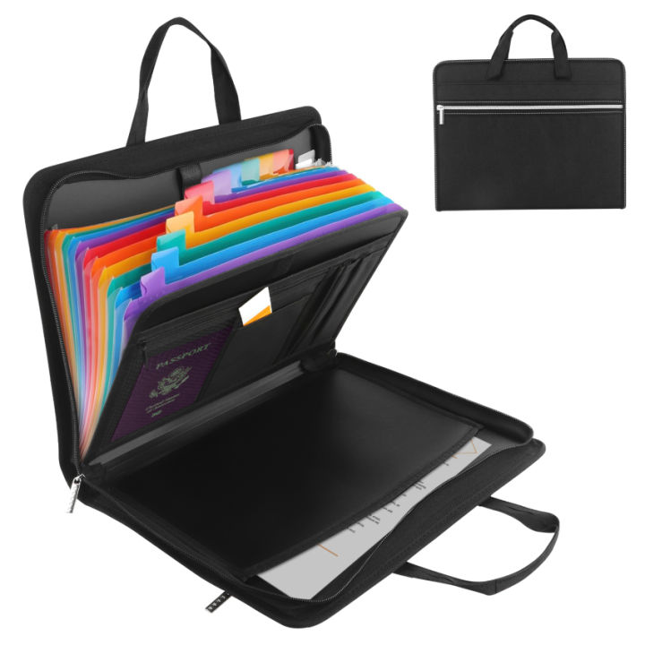 Pouch Filler A4 Expanding File Folder With 13 Compartments - Portable ...