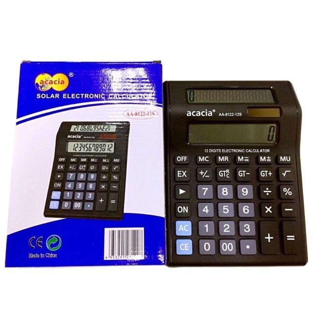 8122-12S ACACIA 12 DIGIT ELECTRONIC CALCULATOR | Lazada PH