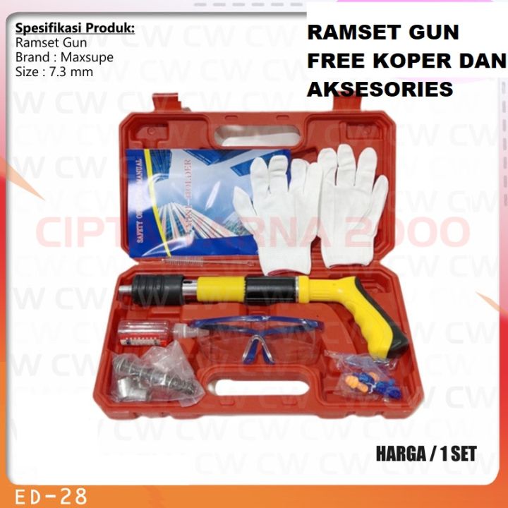 Nail Gun Manual Steel Fastening Gun Ramset Gun Alat Paku Tembak Paku ...