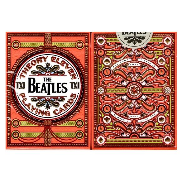 [THEORY11] The Beatles Playing Cards (Orange) | Lazada Singapore