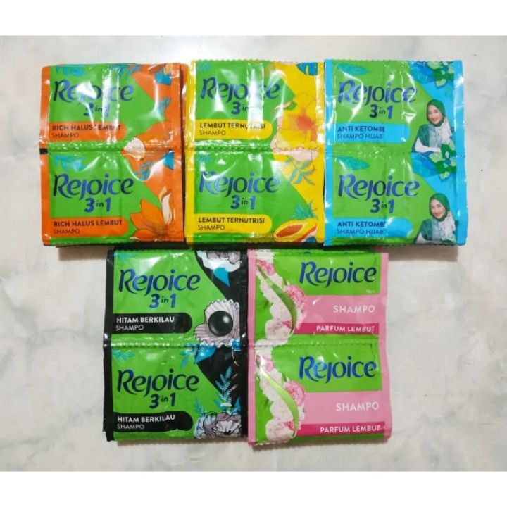 Rejoice Shampoo Sachet Variant (1 Renceng isi 12 Sachet) | Lazada Indonesia