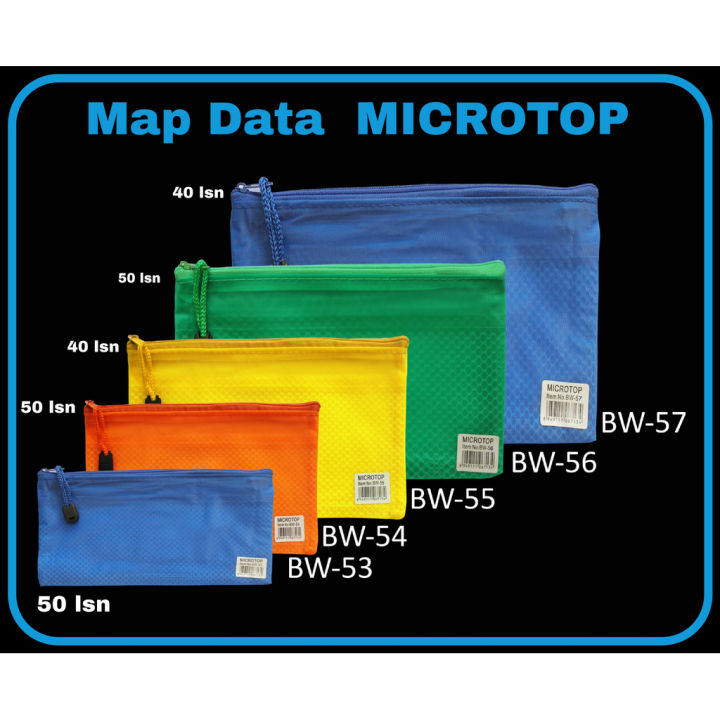 SOS Map Data Amplop MICROTOP seri BW / Map Data / Map Dokumen/Map File ...