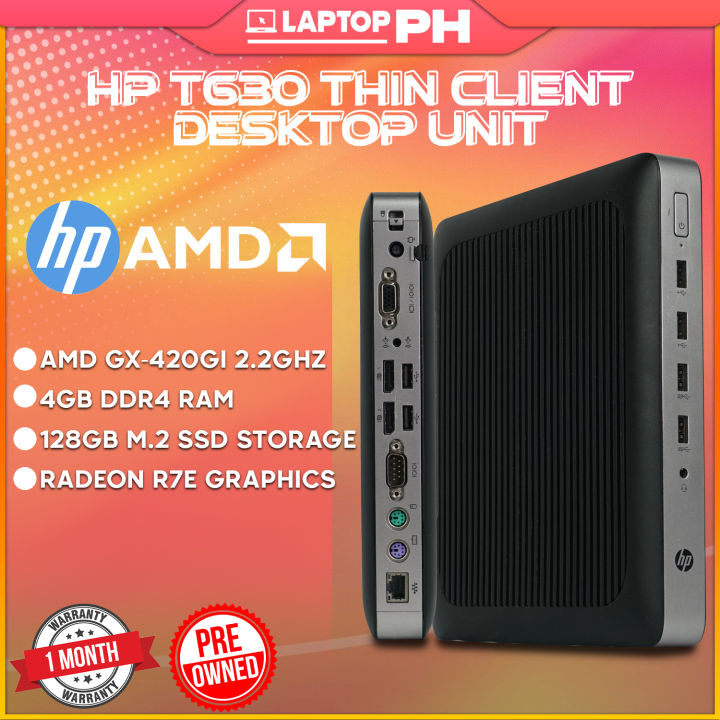 HP Thin Client Desktop Mini PC | AMD G Series Processor 4GB RAM 128gb ...