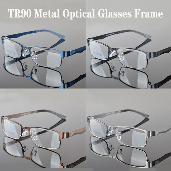 Fashion Business Alloy Optical Glasses Frame Unisex Custom Prescription ...