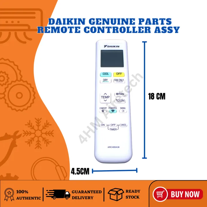 4HM Daikin Remote Control Brand New for Split Type Original | Lazada PH