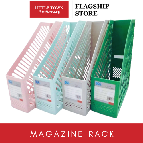 Single Layer Plastic Magazine Rack Desktop Storage Files | Lazada PH