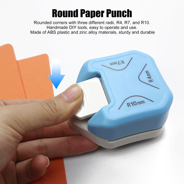 Corner Cutter Easy Cutting Corner Rounder Punch Portable ABS Plastic ...