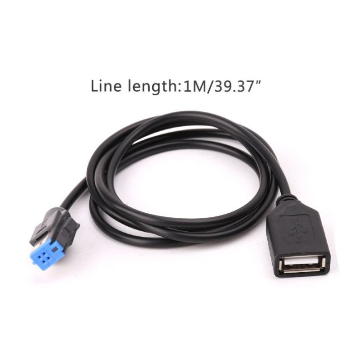 4-pin Car USB Cable Adapter Extension Cord For Nissan Teana Qashqai CD ...