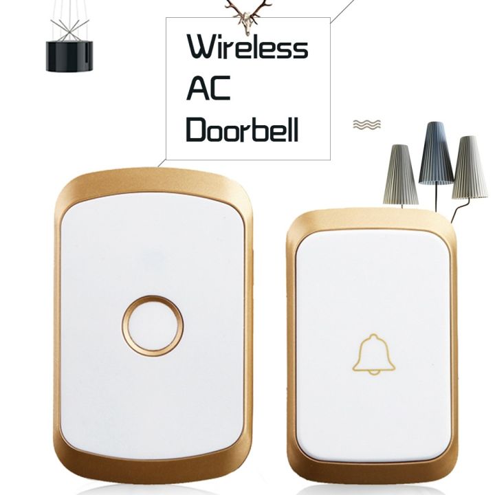 USEFUL TOOL Self-powered Button Doorbell Remote Waterproof Door Bell ...