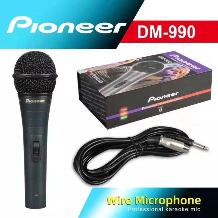 DM-990 Pioneer Microphone Professional Dynamic Wired Mic | Lazada PH