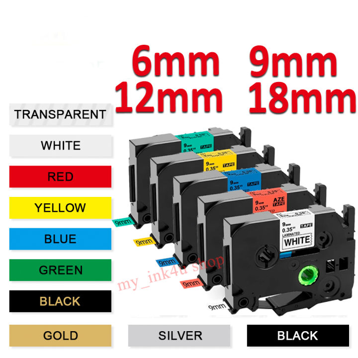 Compatible Brother P-Touch TZe TZ 231 131 631 Laminated Label Tape, for ...