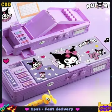 Pencil box with buttons online shopping store