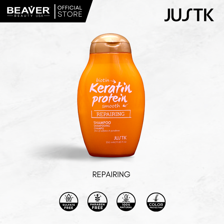 Just K Keratin Protein Repairing Shampoo 350ml | Lazada PH
