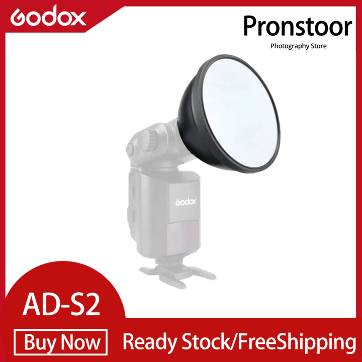 Godox AD-S2 Standard Reflector with Soft Diffuser for WITSTRO Flash ...