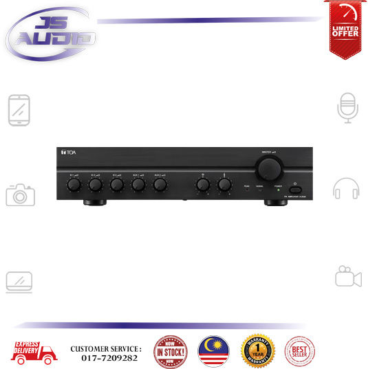 TOA Public Address Mixer Power Amplifier Model: A-2030 | Lazada