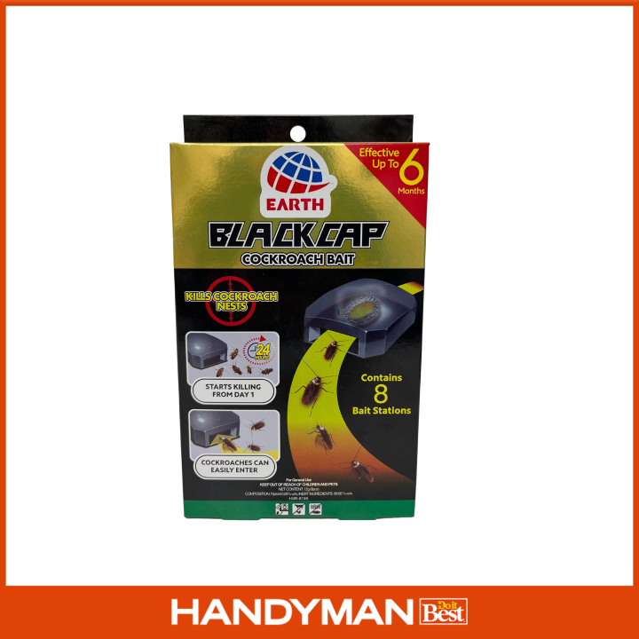 Earth Black Cap Cockroach Bait – Powerful Roach Killer Trap | Lazada PH