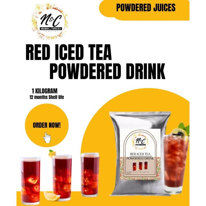 Red Iced Tea Powdered Drink 100g 250g 500g 1kg | Lazada PH