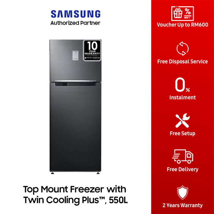 Samsung 550L (RT46K6271BS) Refrigerator Digital Inverter Fridge with ...