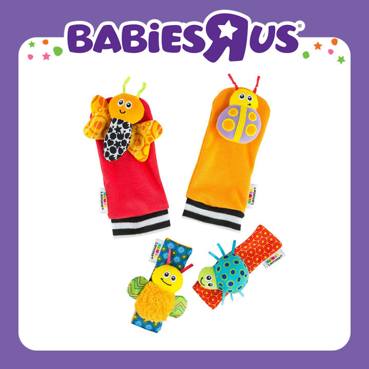 Lamaze Gardenbug Foot Finder And Wrists Rattle Set | Lazada PH