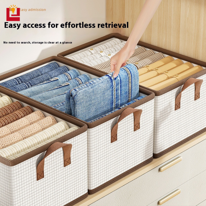 YONUO กล่องใส่เสื้อผ้าพับได้ความจุขนาดใหญ่สำหรับองค์กรตู้เสื้อผ้า | Lazada.co.th