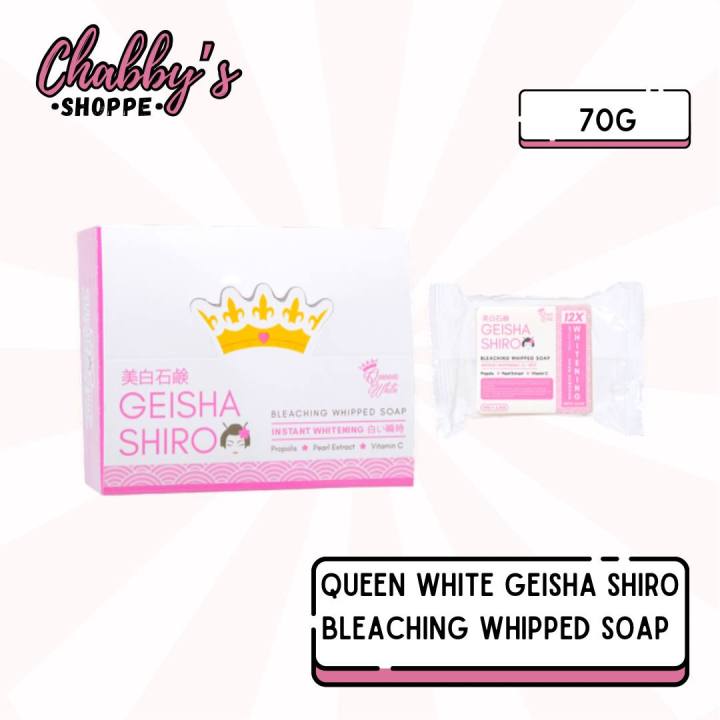 Queen White Geisha Shiro Bleaching Whipped Soap | Lazada PH