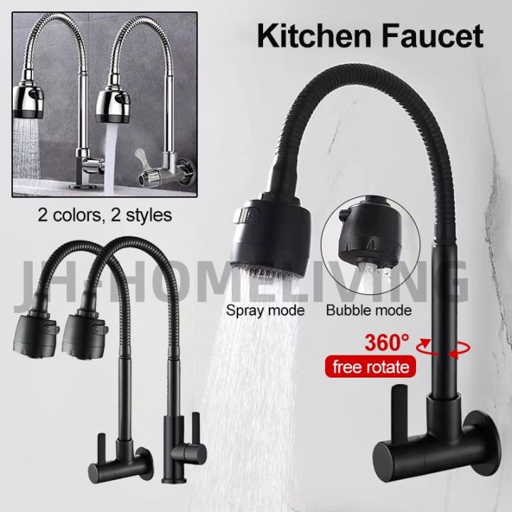Rotating faucet 🔥 Rotatable 1080 ° 🔥 Kitchen faucet, 304 stainless ...
