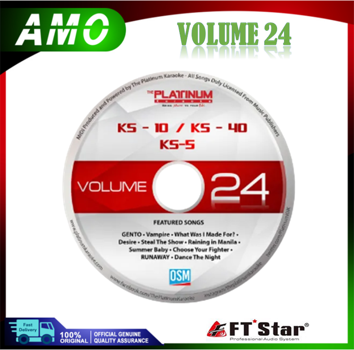 Platinum KS-10/KS-40/Junior 2/K-box/ KS-5 VOLUME 24 (2023 UPDATE CD) | Lazada PH