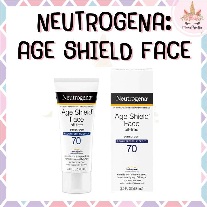 *พร้อมส่ง/ของแท้‼️* Neutrogena Age Shield/ Invisible Daily/ Clear Face ...