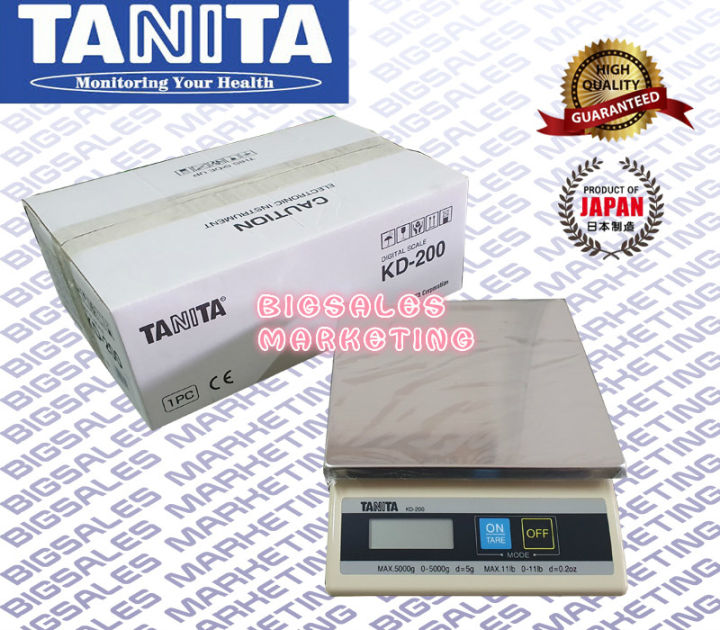 1KG , 2KG , 5KG TANITA Japan Digital Electronic Balancing Kitchen Scale ...
