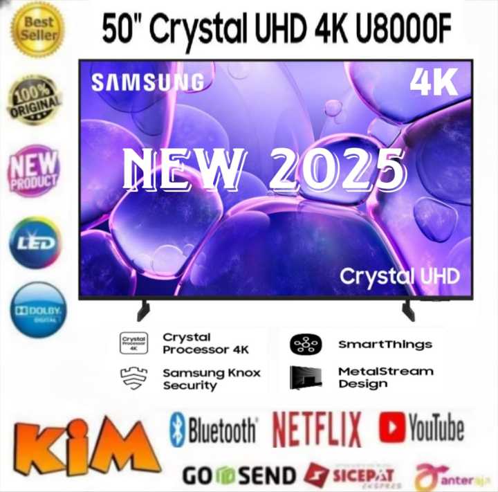 SAMSUNG 50U8000F Smart LED TV 50 Inch Crystal UHD 4K - SmartThings ...