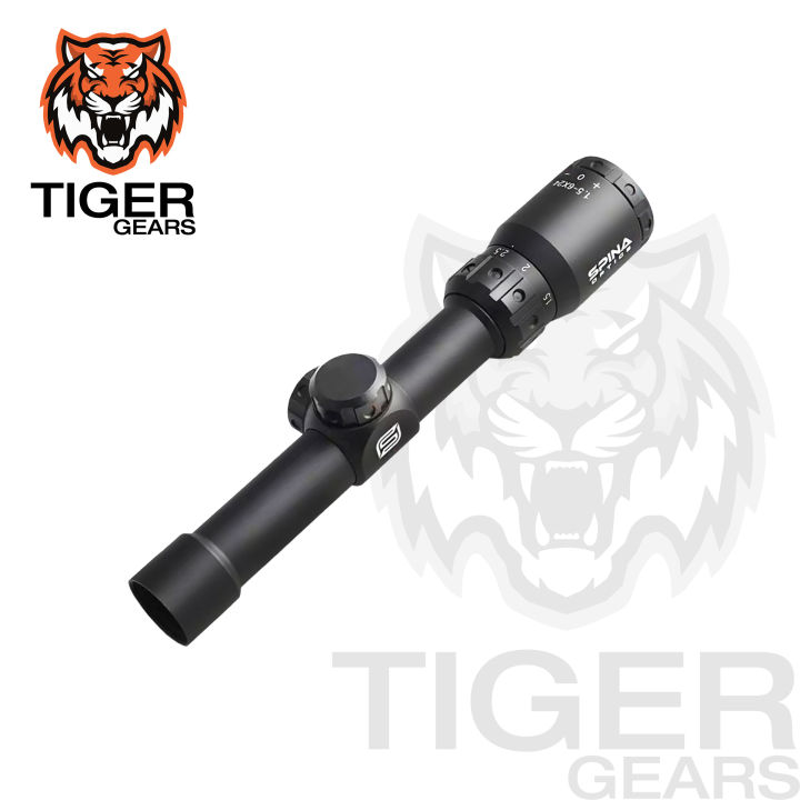 Tiger Gears Spina Optics 1.5x5x20 Compact Scope Low Power Viable Optic ...