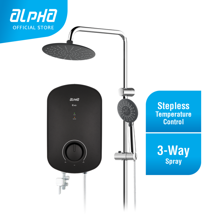 ALPHA - EVO Rain Shower Instant Water Heater (Non Pump) [Exclude ...