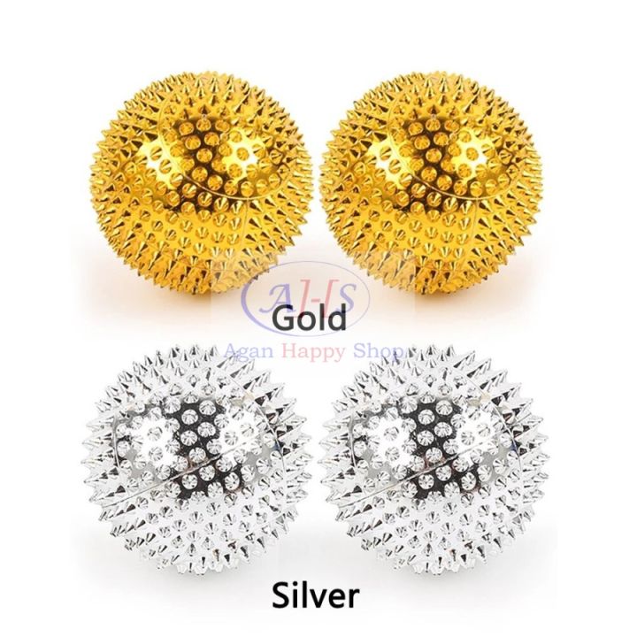 Bola Duri Magnet Alat Pijat Terapi Kesehatan Refleksi Telapak Tangan ...