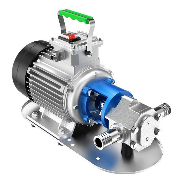 JG-30 Electric Oil Pump Self Suction Gear Oil Pump Food Grade Stainless ...