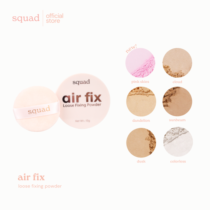 Squad Cosmetics Air Fix Loose Fixing Powder | Lazada PH