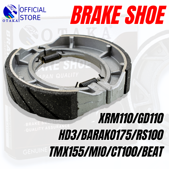 OTAKA BRAKE SHOE FOR MOTORCYCLE (SEMI-METALIC) BARAKO 175 XRM / GD100 ...