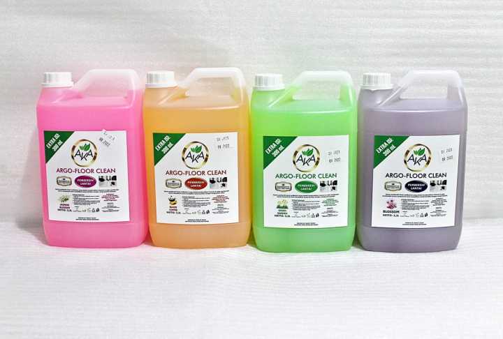 PEMBERSIH LANTAI JERIGEN 2 LITER & 5 LITER AKA PREMIUM ARGO-FLOOR CLEAN ...