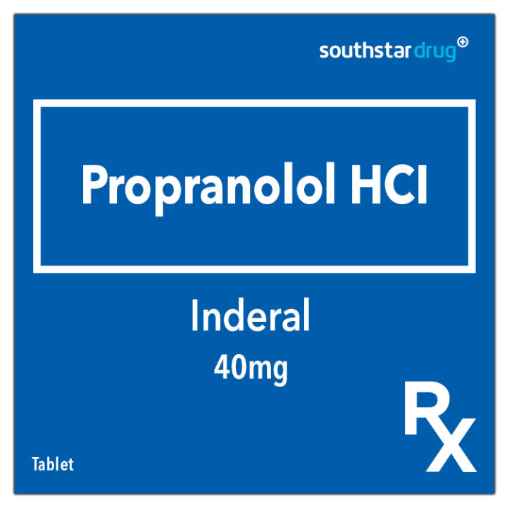 Rx: Inderal 40mg Tablet | Lazada PH