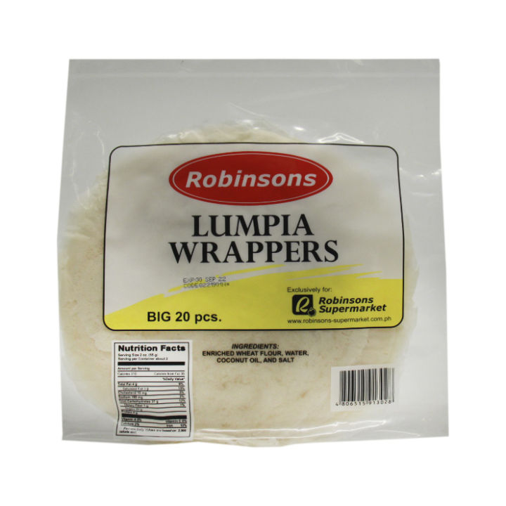 Robinsons Lumpia Wrapper Large 20s | Lazada PH