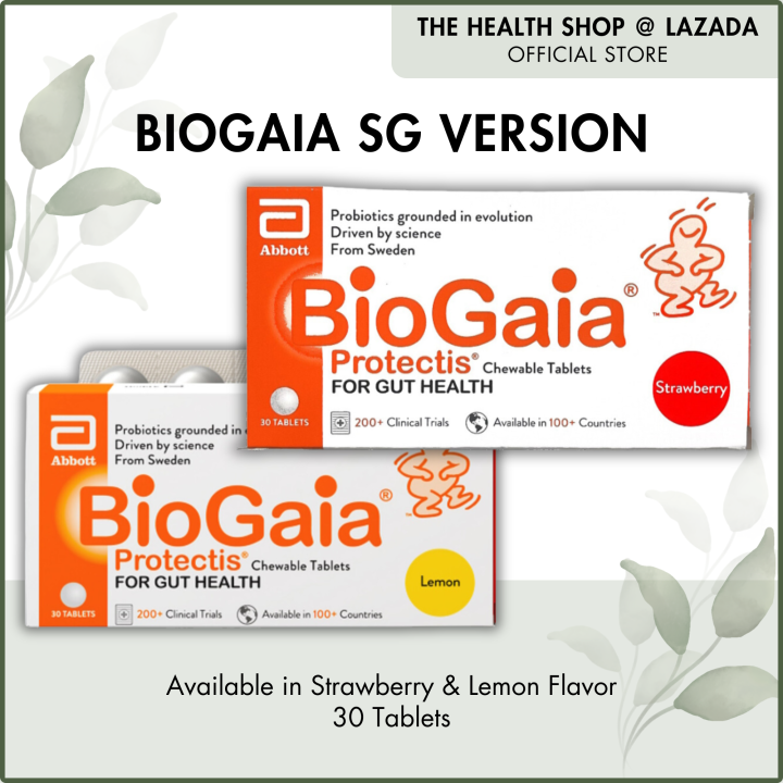 [ Abbott ] Biogaia Probiotic Chewable Tablets 30s - Singapore Biogaia ...
