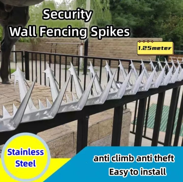 Middle-1.25meter stainless steel Galvanized large metal anti climb wall ...